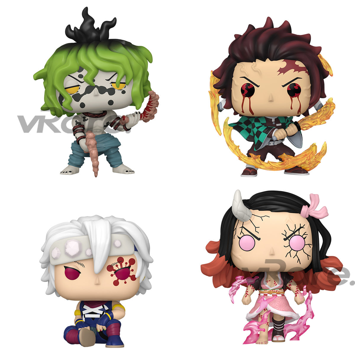 POP Animation: Demon Slayer - Bundle of 4 Flashback Tengen, Nezuko Dem ...
