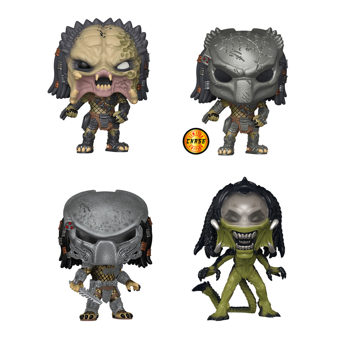 POP Movies: Alien vs Predator - AVP vRare Set of 4 w/ POP Super (Chase